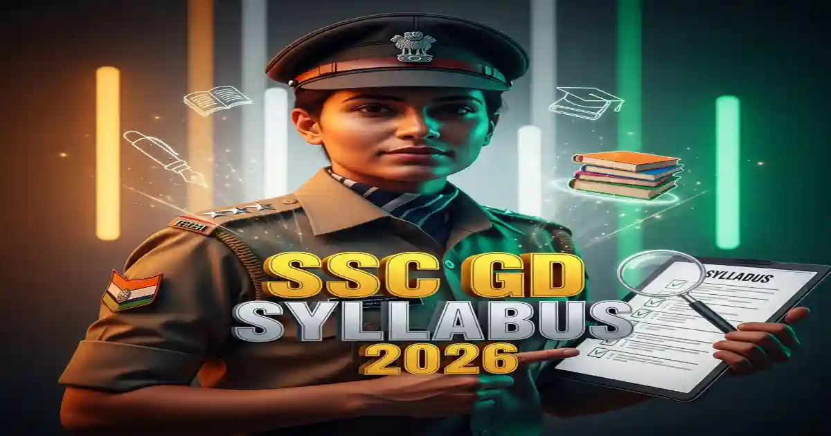 SSC GD Syllabus 2026